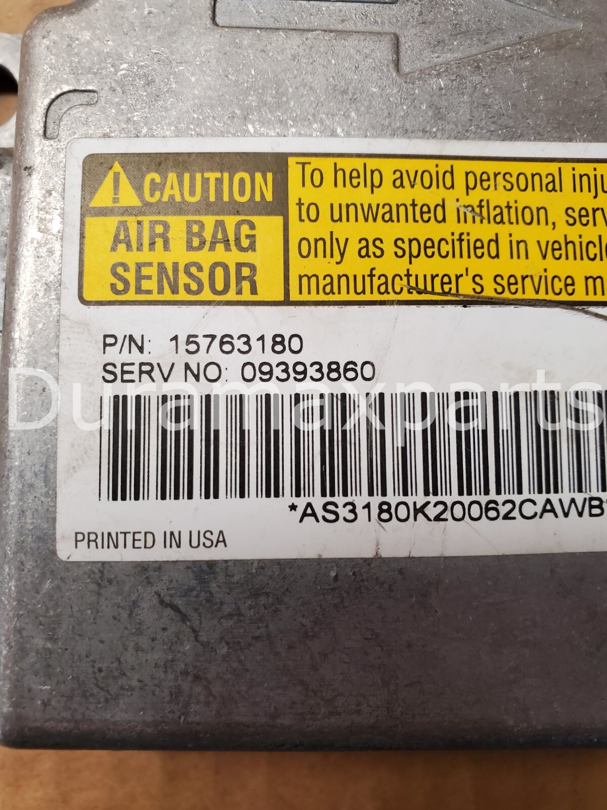 2000-02 Chevy Silverado/GMC Sierra 1500 SRS Control Module 15763180 OEM ...