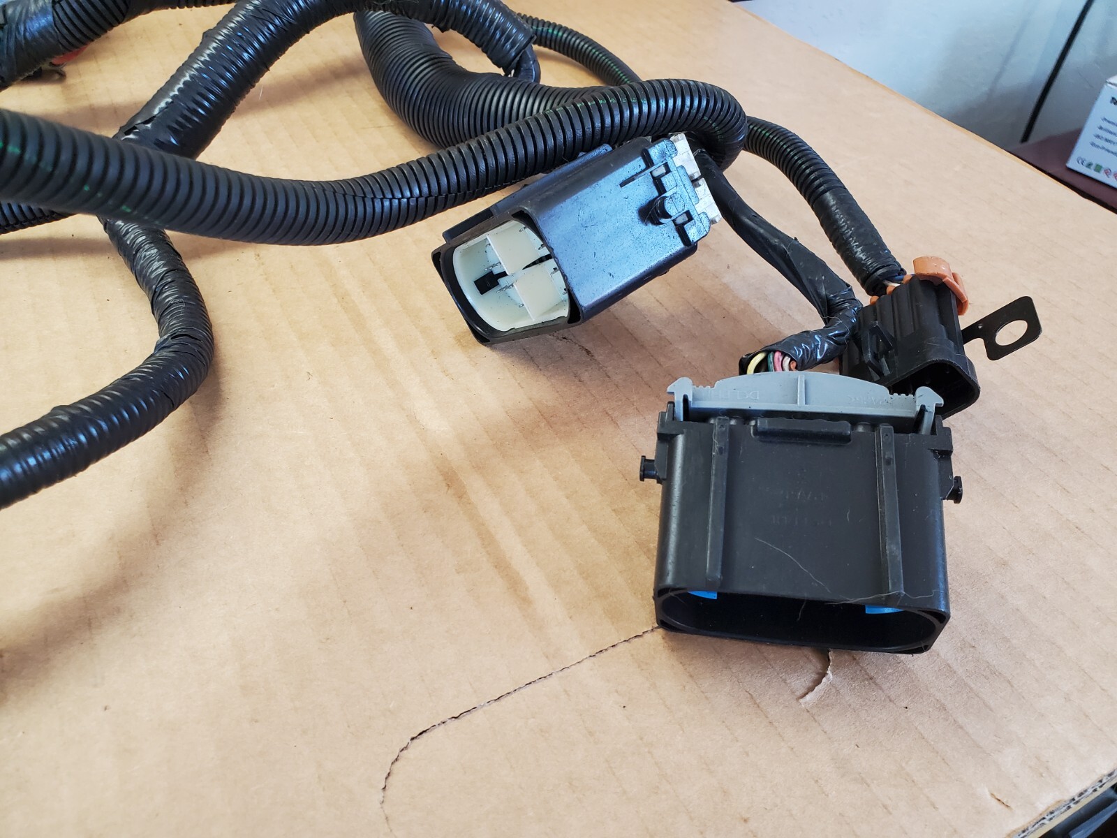 01-02 Chevy Silverado/GMC 6.6 Duramax LB7 ENGINE PCM ECU WIRE HARNESS ...